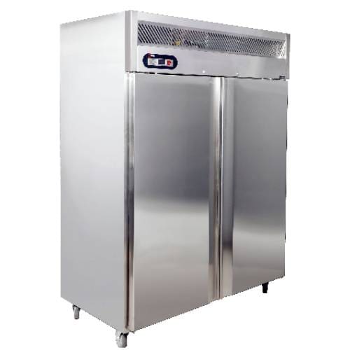 Commercial Kitchen Freezer - Double Door - S/Steel | Premium Kitchens