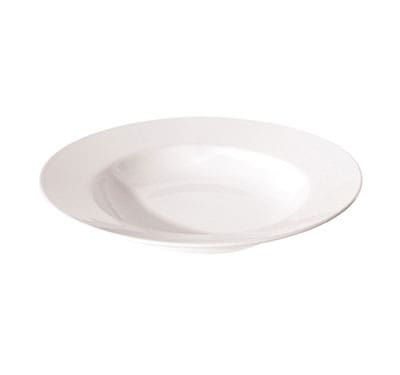 Round Rim Soup Plate - 22Cm (Pack Of 24) | Premium Kitchens