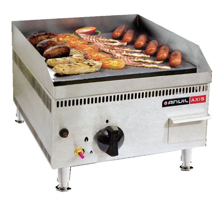 Flat top gas griller - 600mm | Premium Kitchens