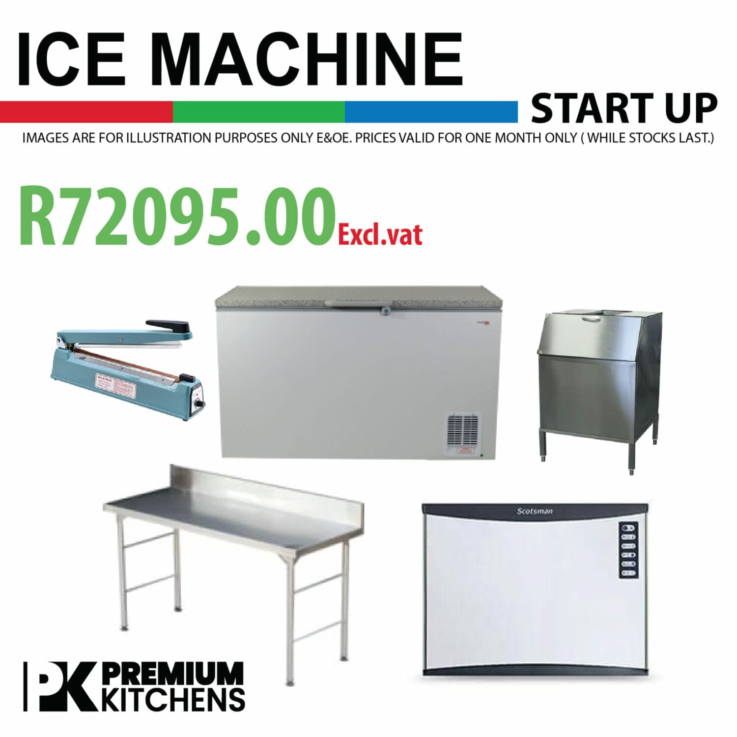 ICE MACHINE START-UP PACKAGE | Premium Kitchens