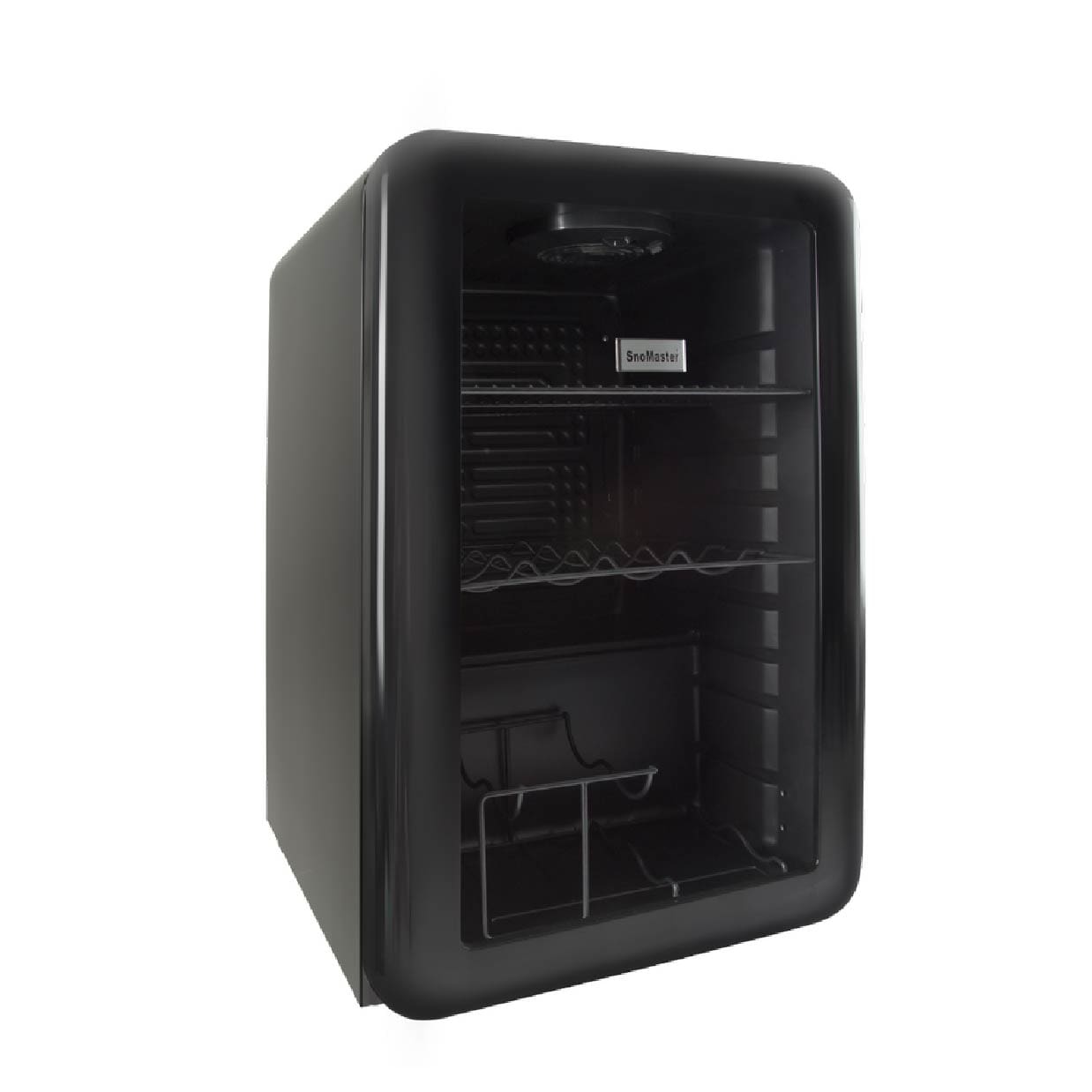 68L Black Retro Counter Top Beverage Cooler | Premium Kitchens