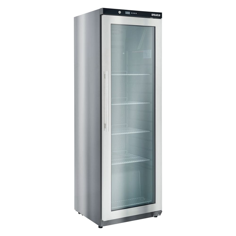 Upright storage fridge with glass door - 300Lt | Premium Kitchens