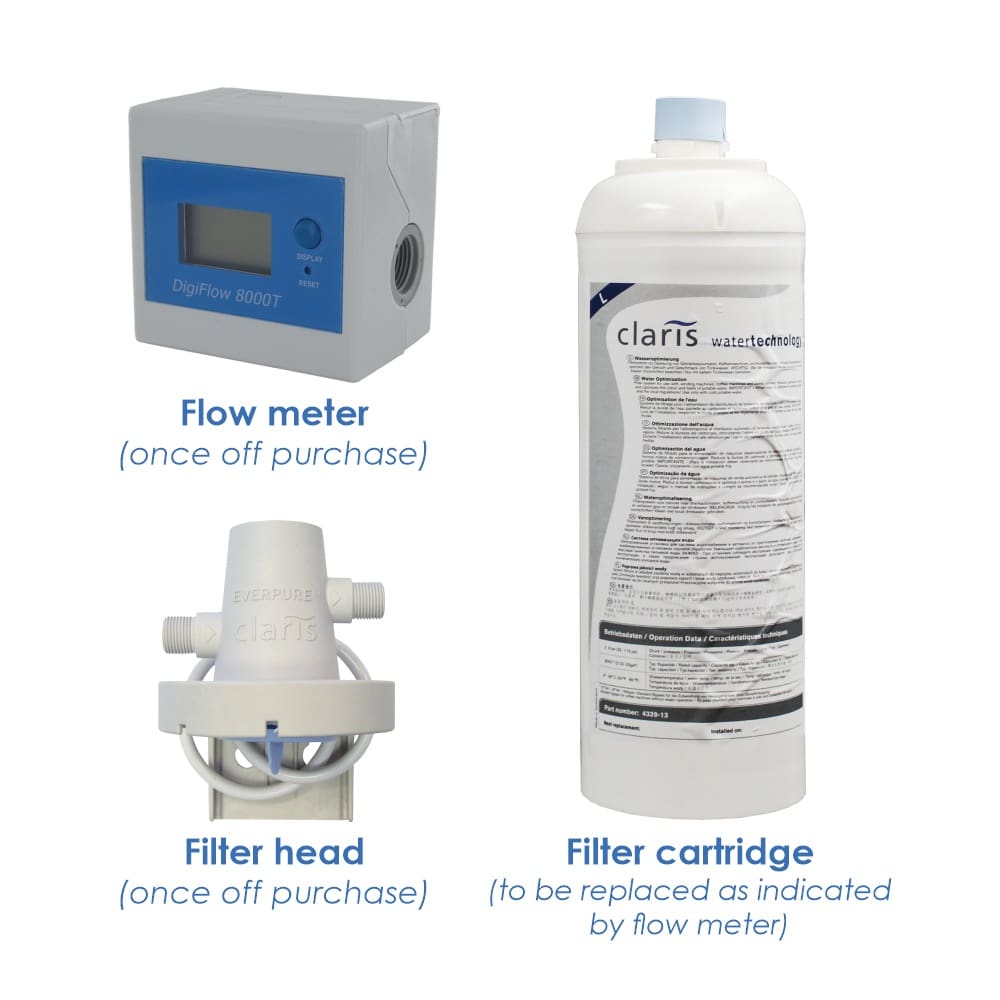 Water filtration system - Large (Cartridge, head and flowmeter ...