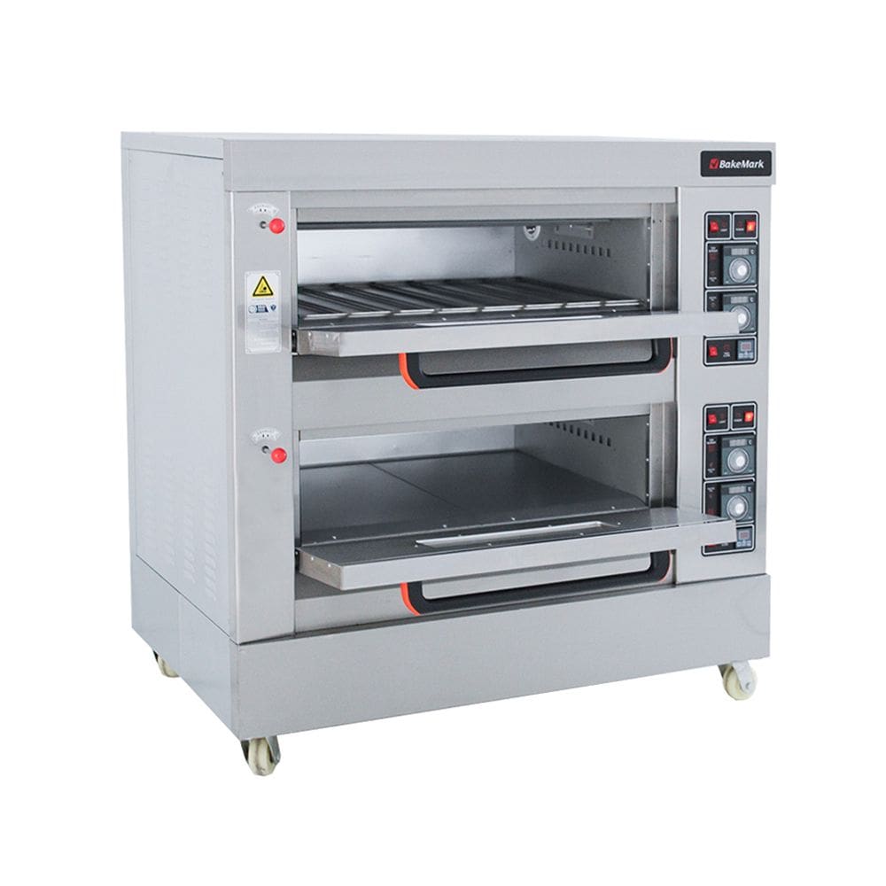 Double deck gas oven - 2 trays per deck | Premium Kitchens